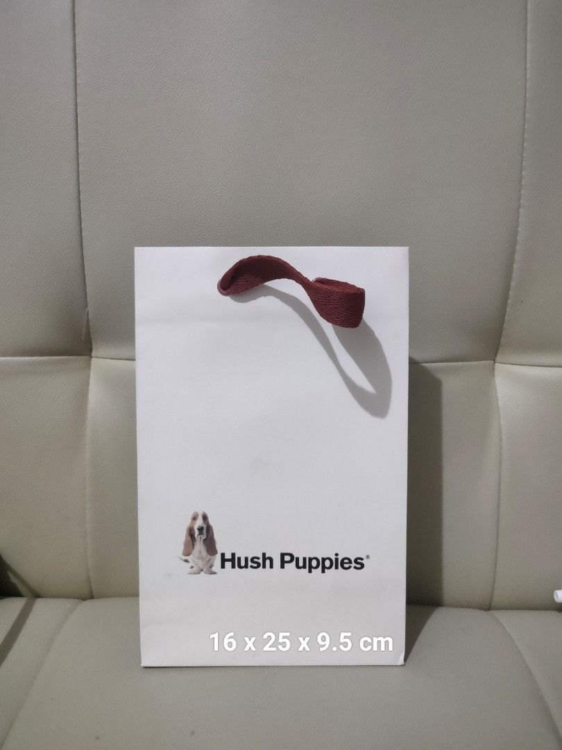 paperbag hush puppies small original / paper bag hush puppies asli ...