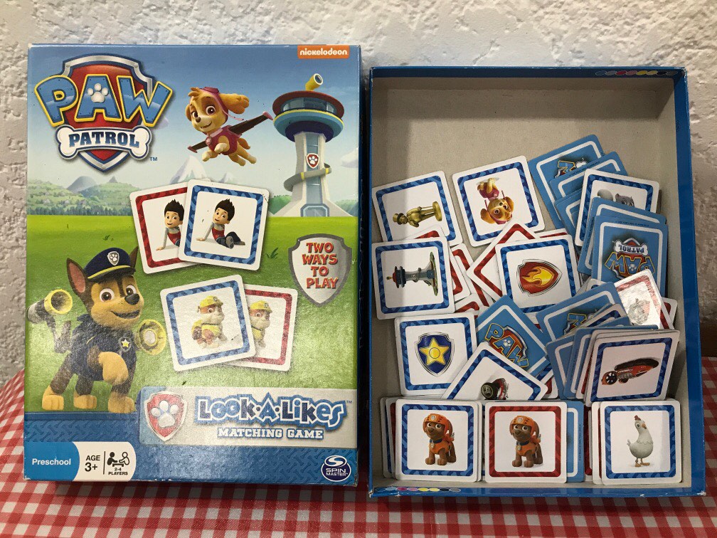 PAW PATROL LOOK A LIKES MATCHING GAME, Hobbies & Toys, Toys & Games on ...