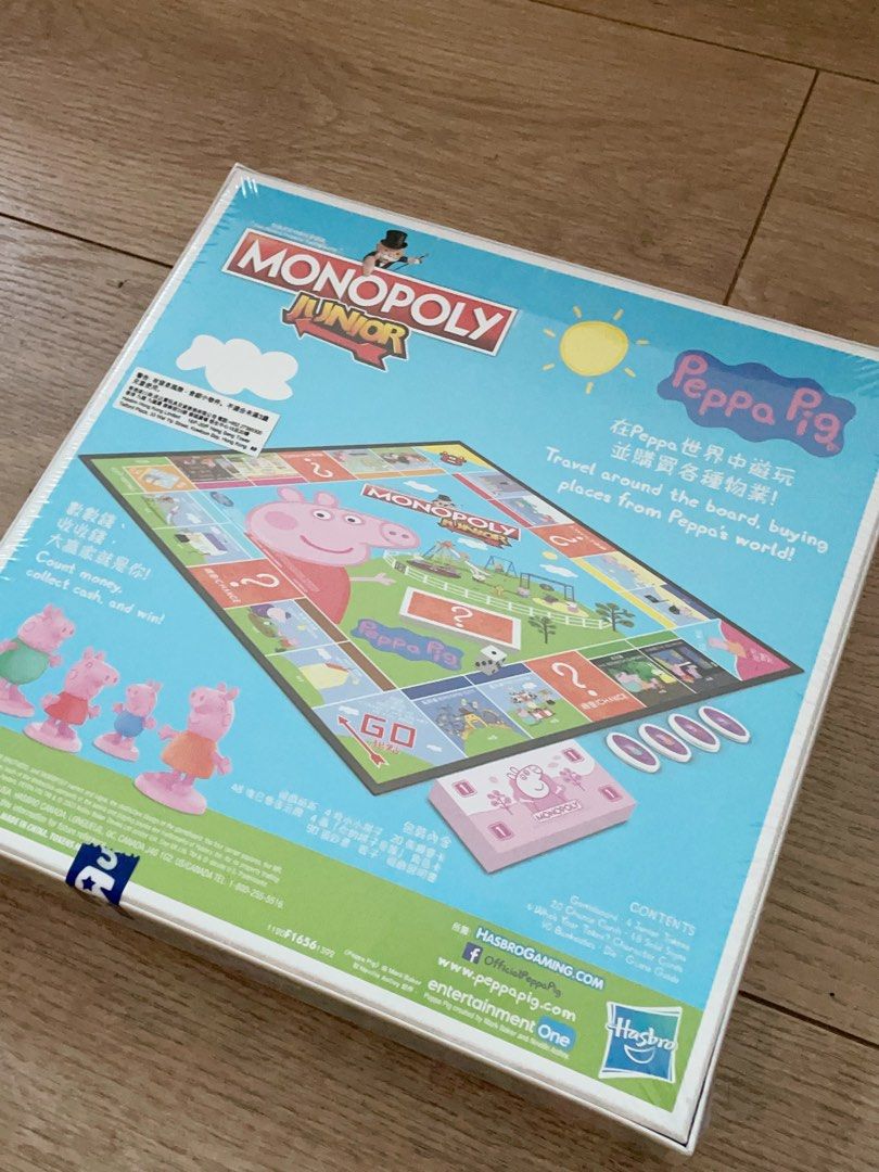 Peppa pig monopoly, 興趣及遊戲, 玩具 & 遊戲類 - Carousell