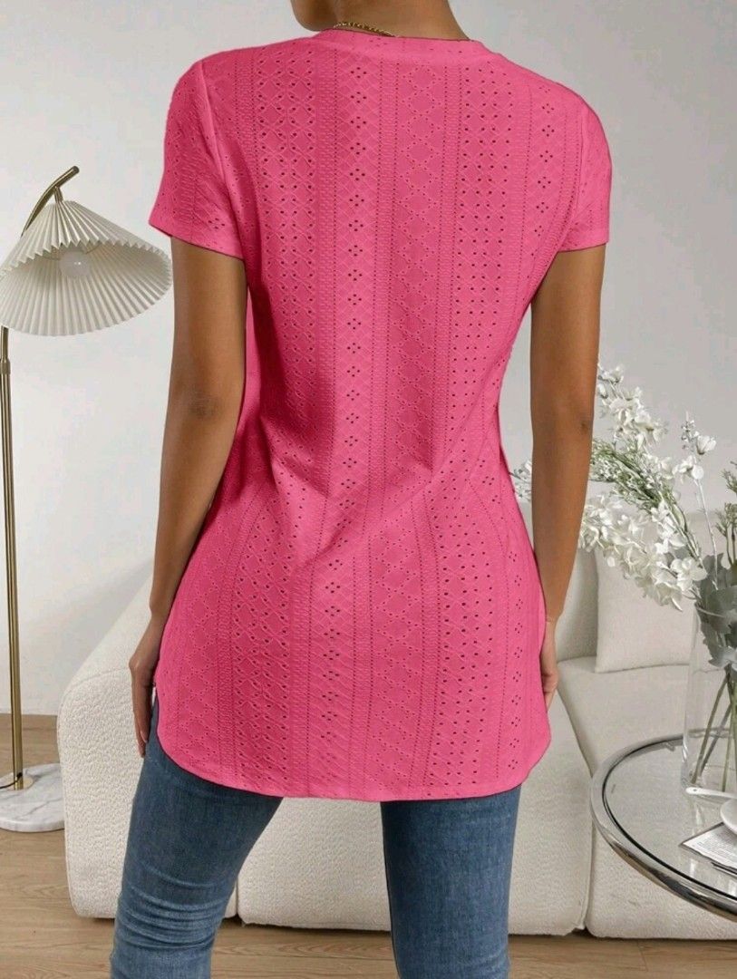 Pink top, Women's Fashion, Tops, Blouses on Carousell