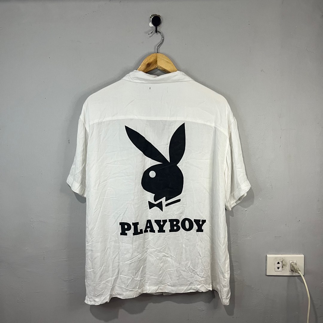 Playboy Buttondown Polo, Men's Fashion, Tops & Sets, Tshirts & Polo Shirts on Carousell