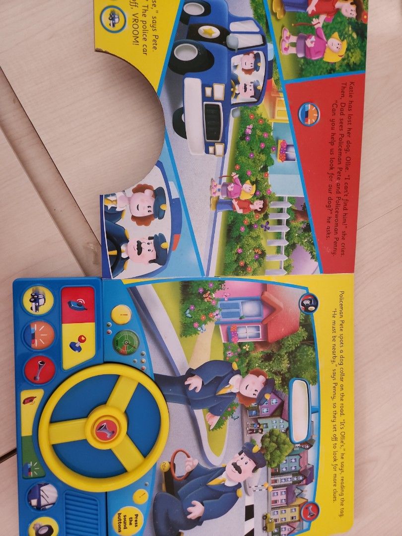 Playtime books with action sounds, Hobbies & Toys, Books & Magazines ...
