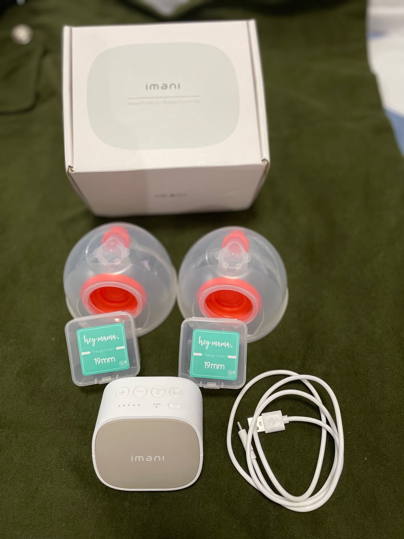 Pre-loved Imani i2 Breast Pump with Accessories, Babies & Kids, Nursing ...