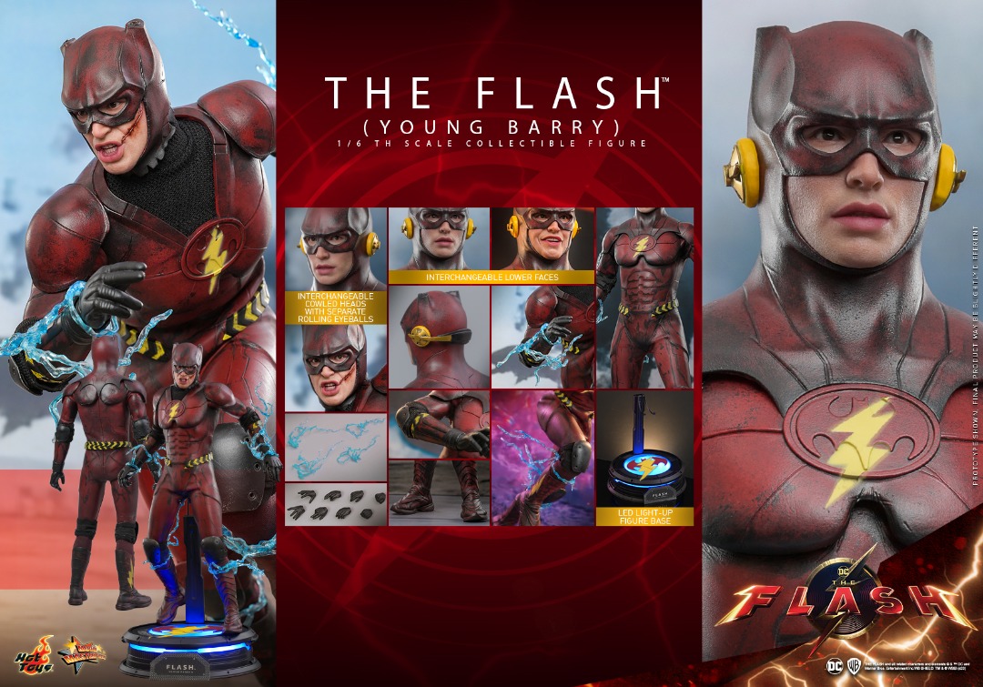 PRE-ORDER : Hot Toys MMS723 - The Flash - The Flash (Young Barry ...