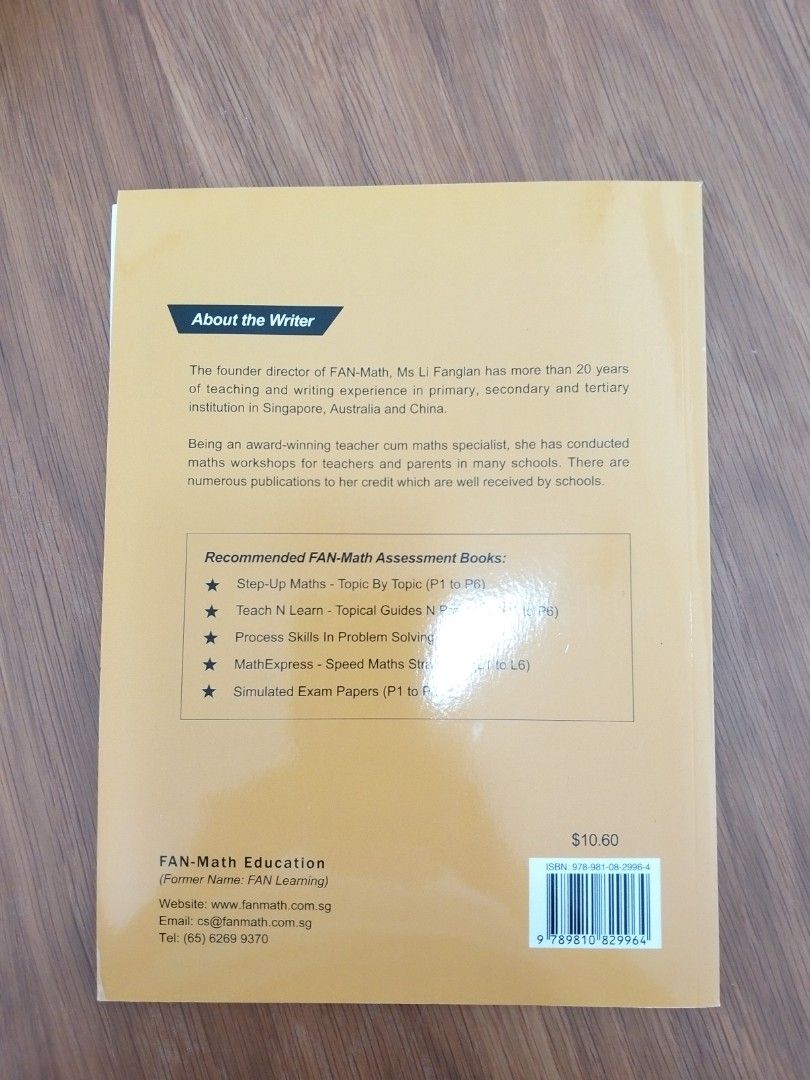 PSLE Maths by FAN Math, Hobbies & Toys, Books & Magazines, Assessment ...