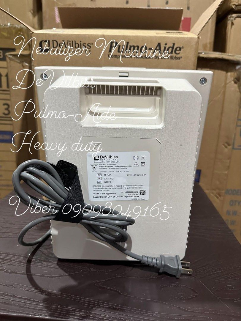 Pulmo aide nebulizer heavy duty, Health & Nutrition, Medical Supplies ...