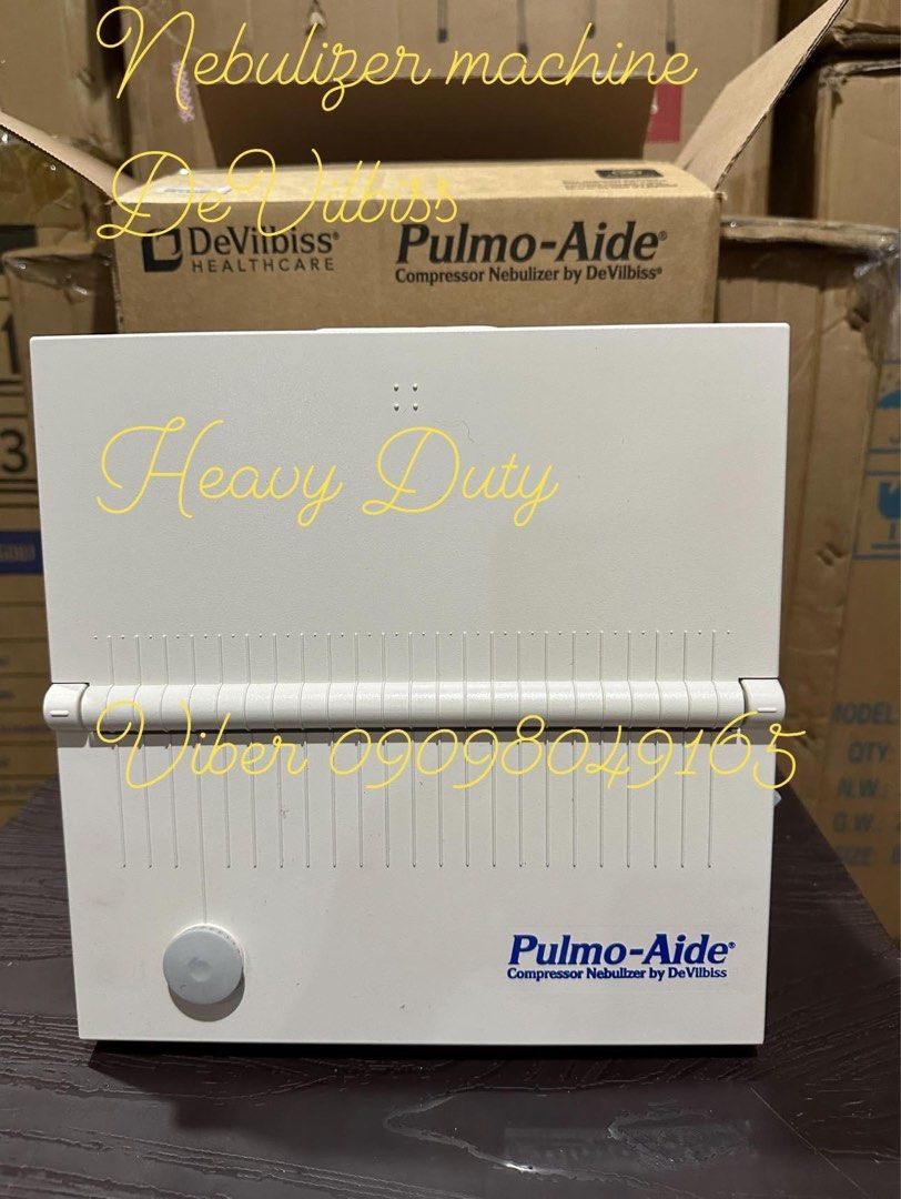 Pulmo aide nebulizer heavy duty, Health & Nutrition, Medical Supplies ...