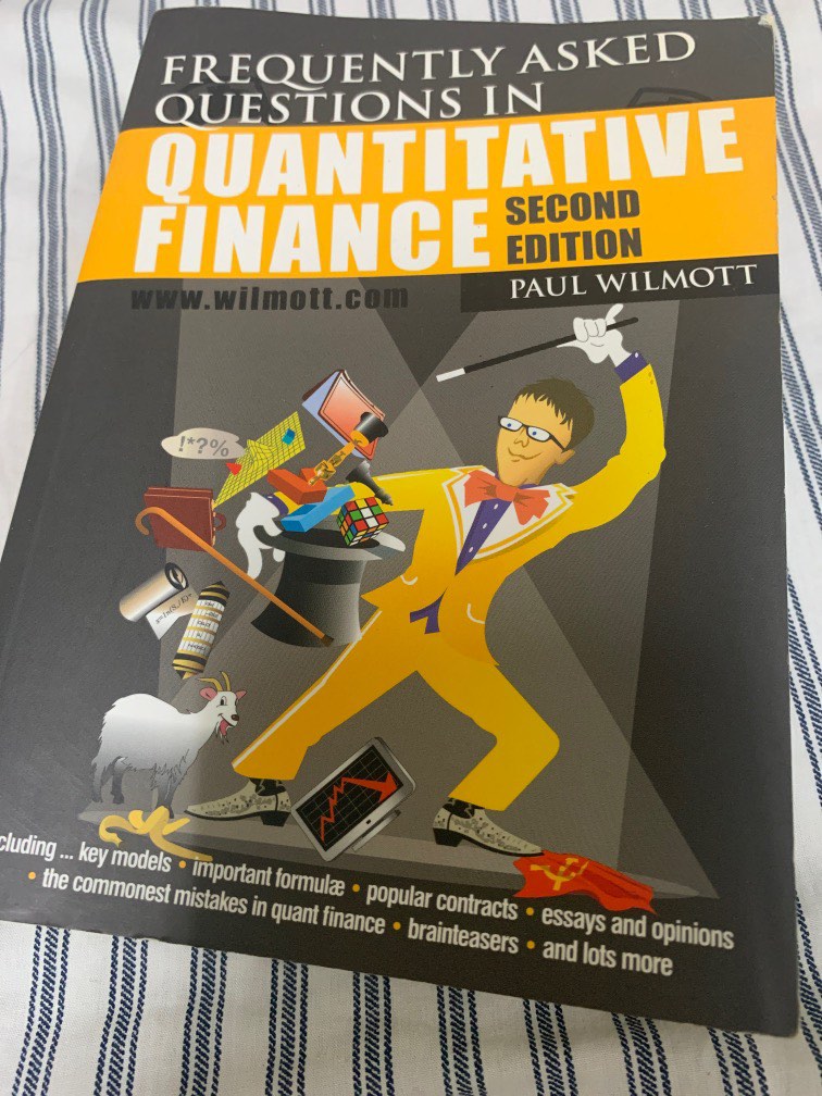 Quantitative Finance second edition, Hobbies & Toys, Books & Magazines ...