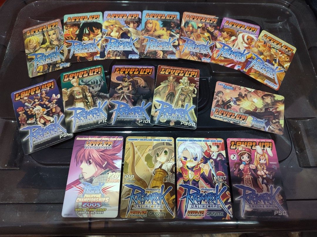 Ragnarok online used topup cards, Hobbies & Toys, Toys & Games on Carousell