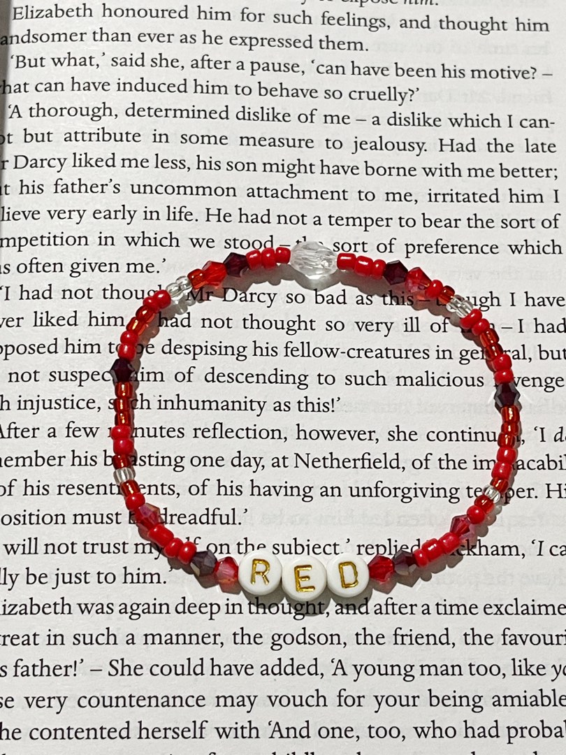 Red - Taylor Swift The Eras Tour Friendship Bracelet, Women's Fashion ...