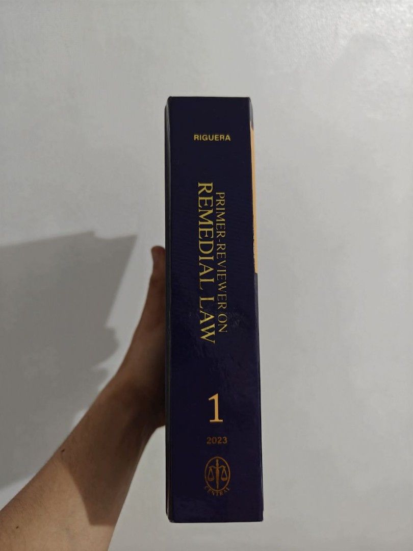 Remedial Law Reviewer Vol. 1 Riguera, Hobbies & Toys, Books & Magazines ...