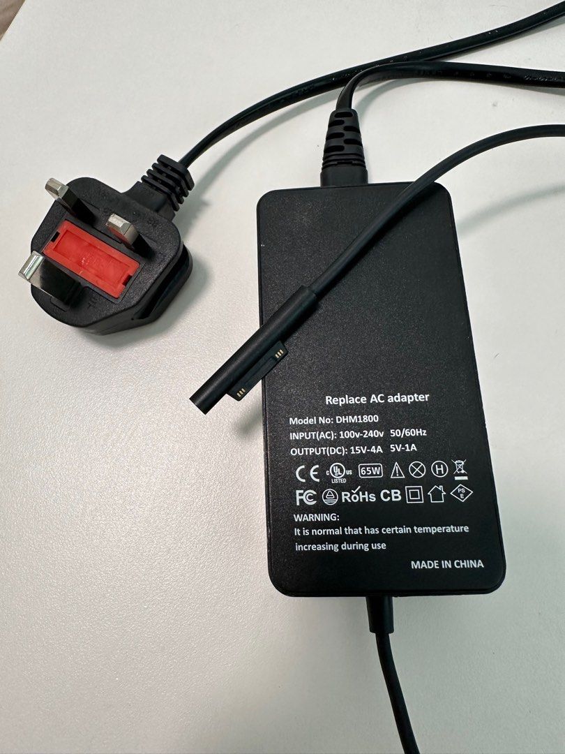 Replacement AC Adaptor for Microsoft Surface Laptop, Computers & Tech ...