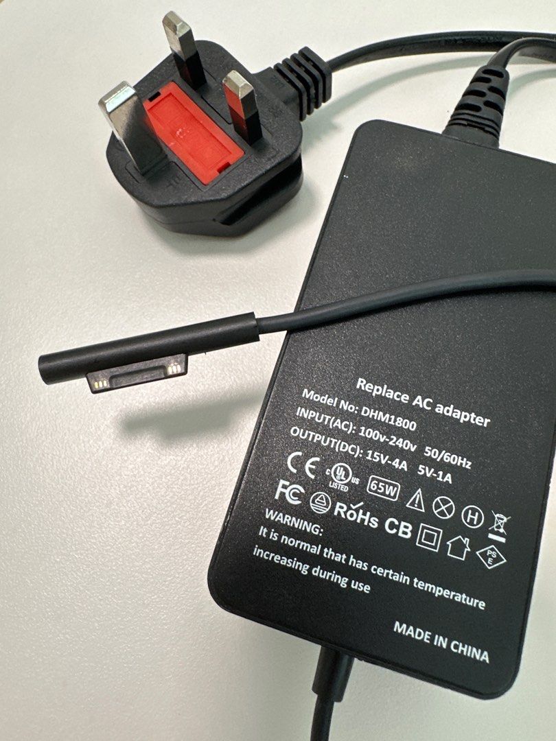 Replacement AC Adaptor for Microsoft Surface Laptop, Computers & Tech ...
