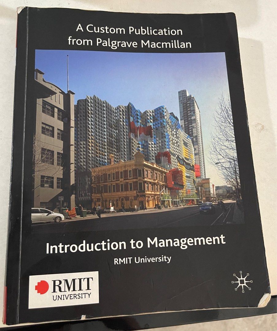 RMIT Introduction to Management Textbook, Hobbies & Toys, Books ...