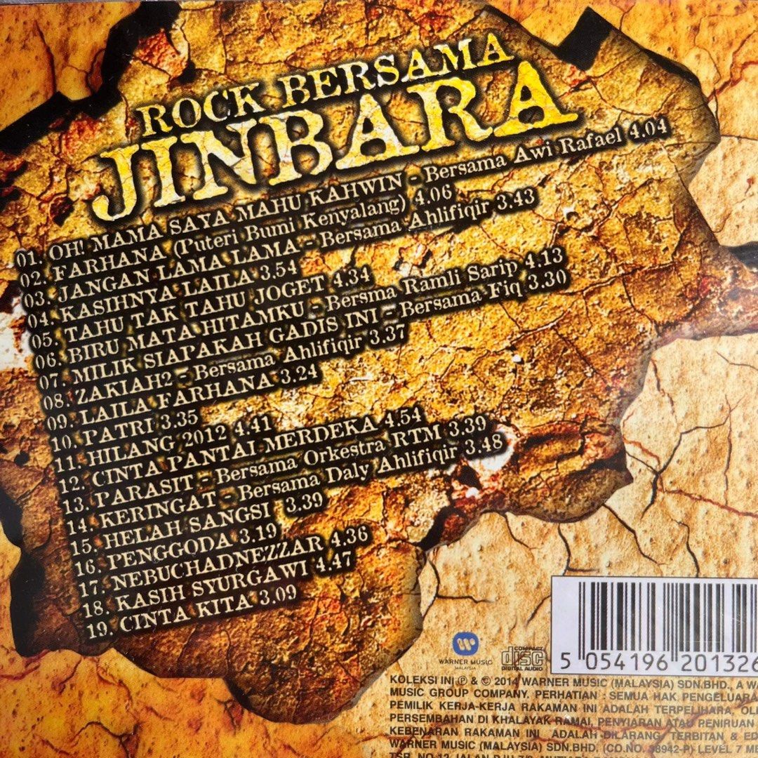 Rock Bersama Jinbara, Hobbies & Toys, Music & Media, CDs & DVDs on ...