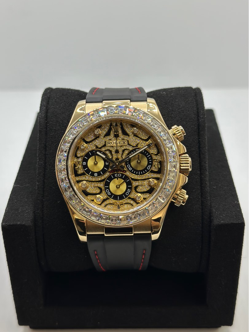 Rolex Full Gold Daytona 116518ln 40mm, Luxury, Watches on Carousell