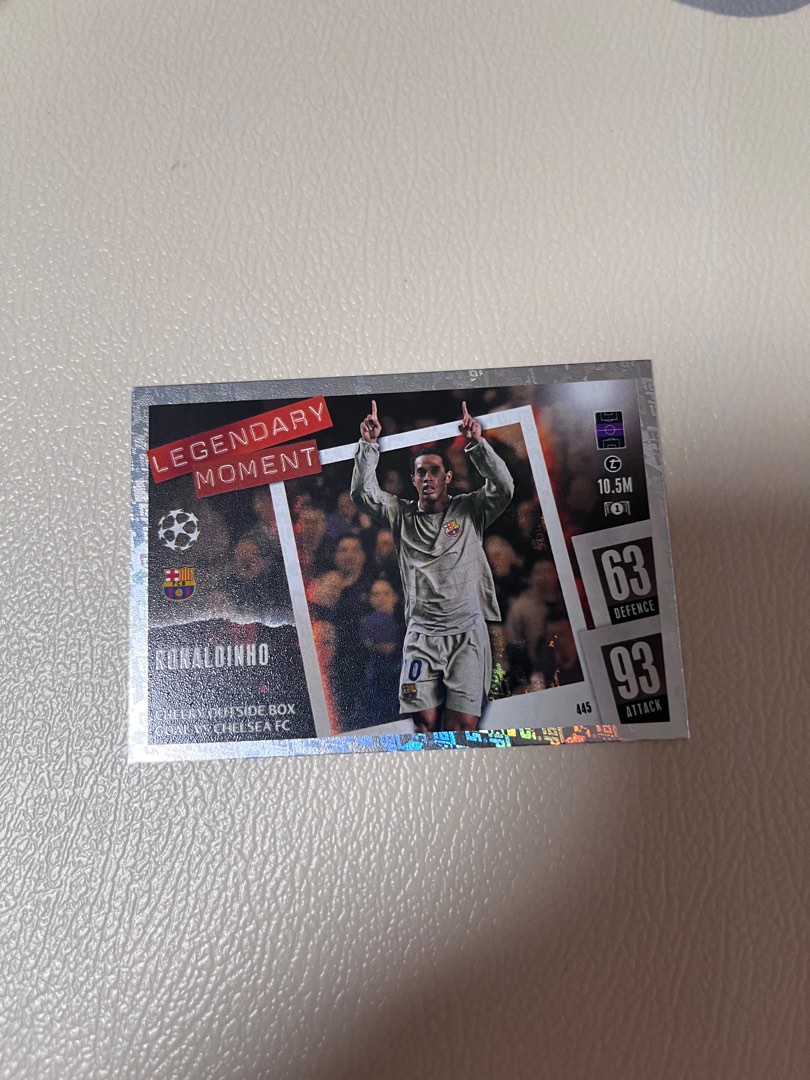 Ronaldinho Legendary Moment, 興趣及遊戲, 玩具 & 遊戲類 - Carousell