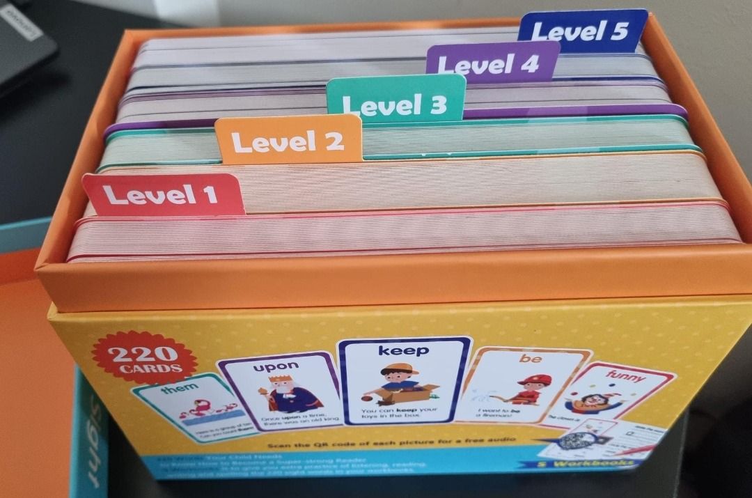 Saalin 220 Sight Words (Cards + 5 Workbooks), Hobbies & Toys, Books ...