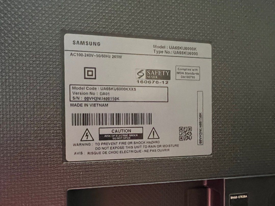 Samsung 65 Inch Smart TV, TV & Home Appliances, TV & Entertainment, TV ...