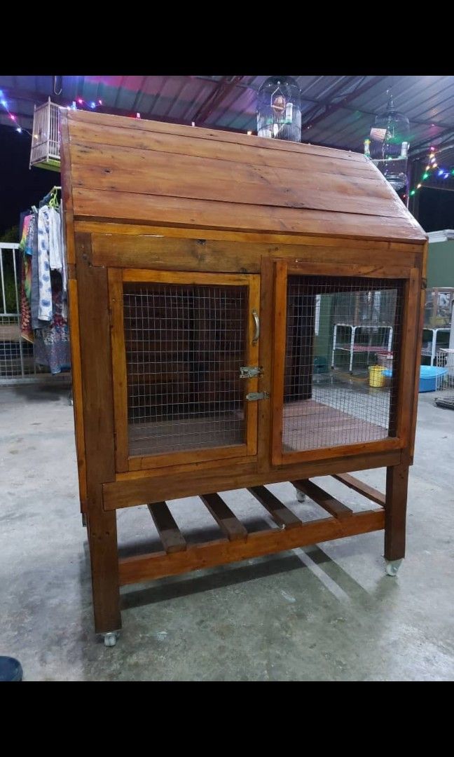 Sangkar kayu, Pet Supplies, Homes & Other Pet Accessories on Carousell