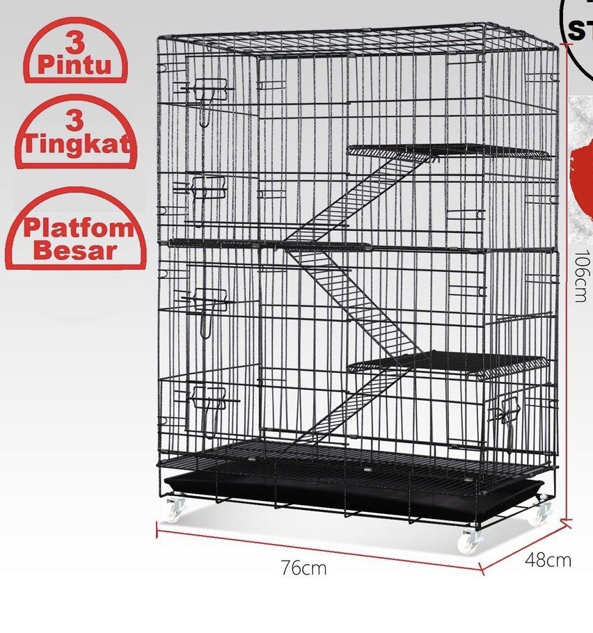 Sangkar Kucing, Pet Supplies, Homes & Other Pet Accessories on Carousell