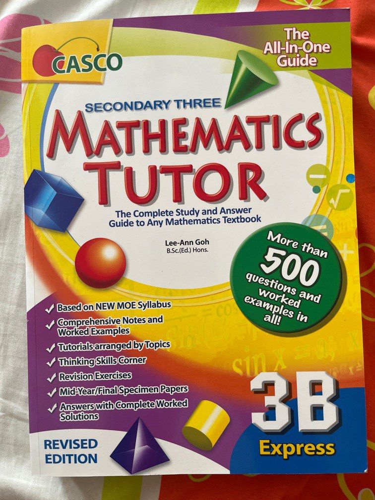 Secondary 3 Mathematics Tutor, Hobbies & Toys, Books & Magazines ...