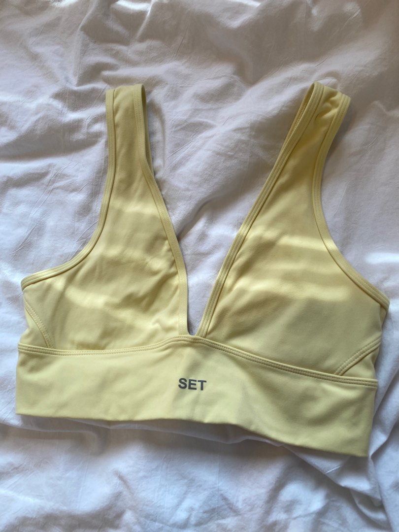 SET ACTIVE Sportsbody Sports V Bra in PALMER, Women's Fashion ...