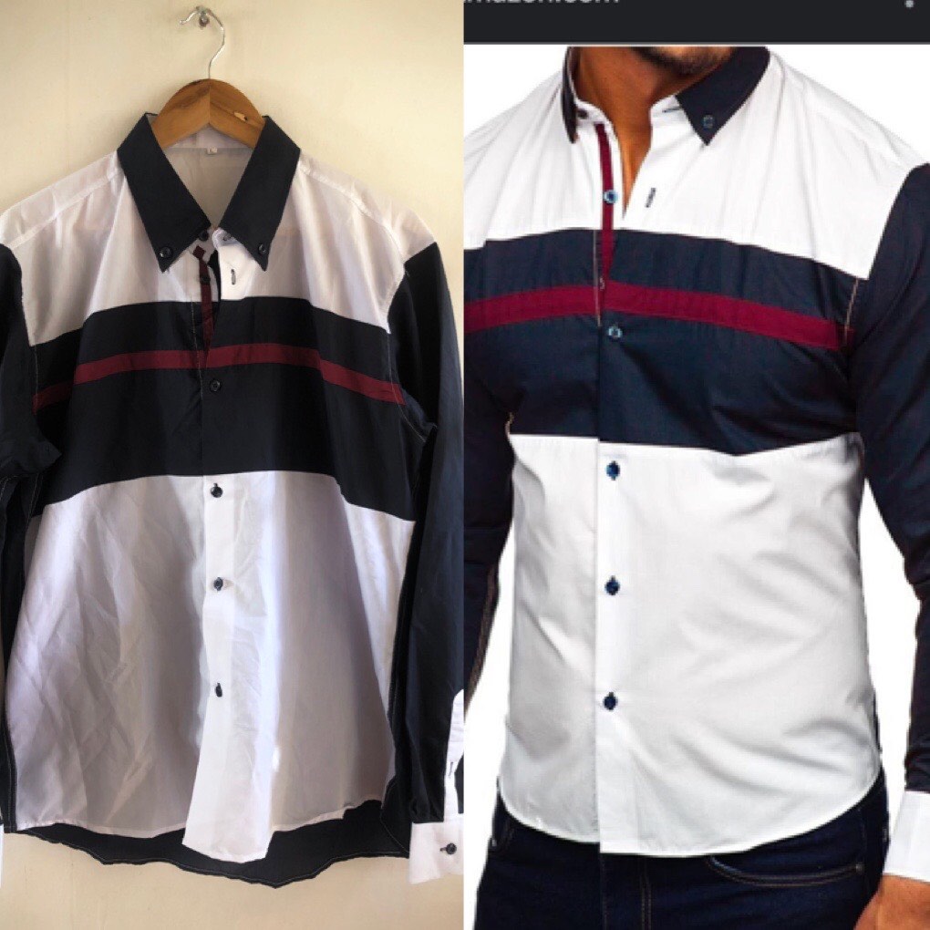 Shein men’s button down polo, Men's Fashion, Tops & Sets, Tshirts ...