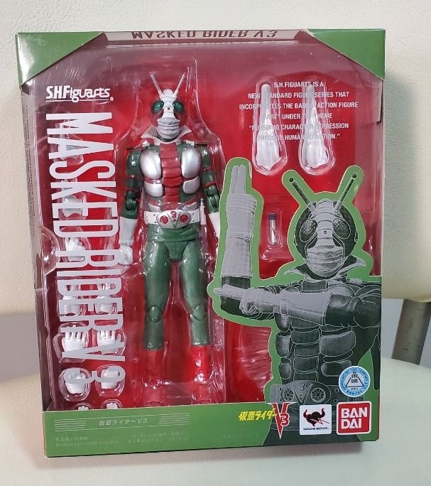 S.H.Figuarts SHF Kamen Rider Masked V3, Hobbies & Toys, Toys & Games on Carousell