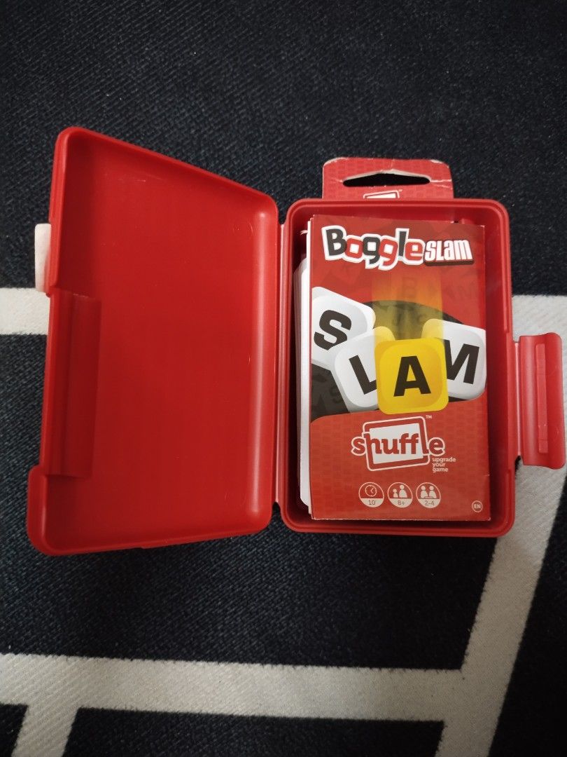 Shuffle Cards Boggle Slam, Hobbies & Toys, Toys & Games on Carousell