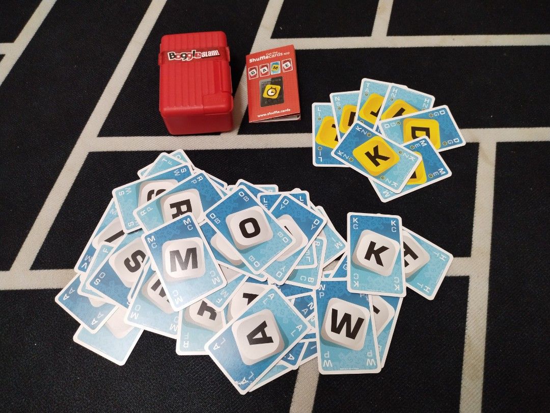 Shuffle Cards Boggle Slam, Hobbies & Toys, Toys & Games on Carousell
