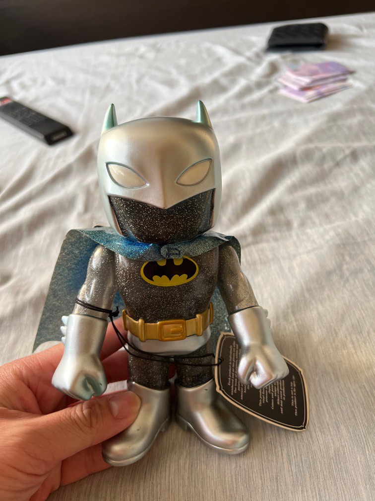 silver glitter blue batman, Hobbies & Toys, Toys & Games on Carousell