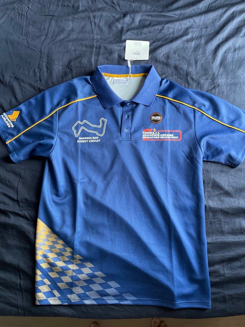 Singapore Airlines F1 Grand Prix Shirt, Men's Fashion, Tops & Sets ...