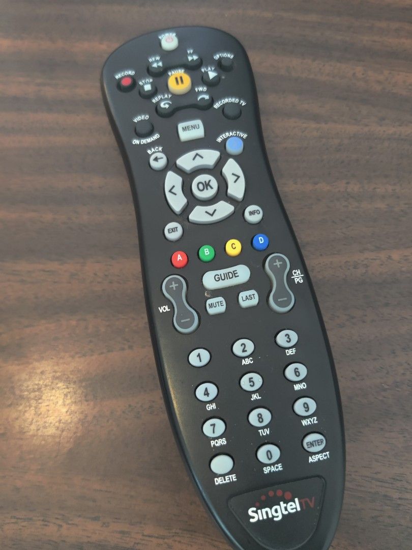 Singtel Cable TV remote, TV & Home Appliances, TV & Entertainment, TV ...