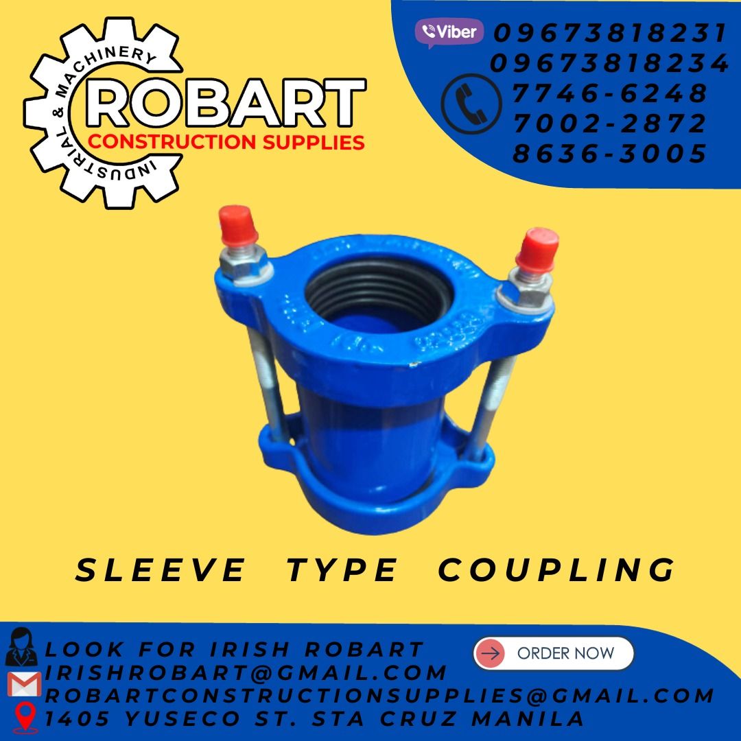 sleeve type coupling, Commercial & Industrial, Construction Tools ...