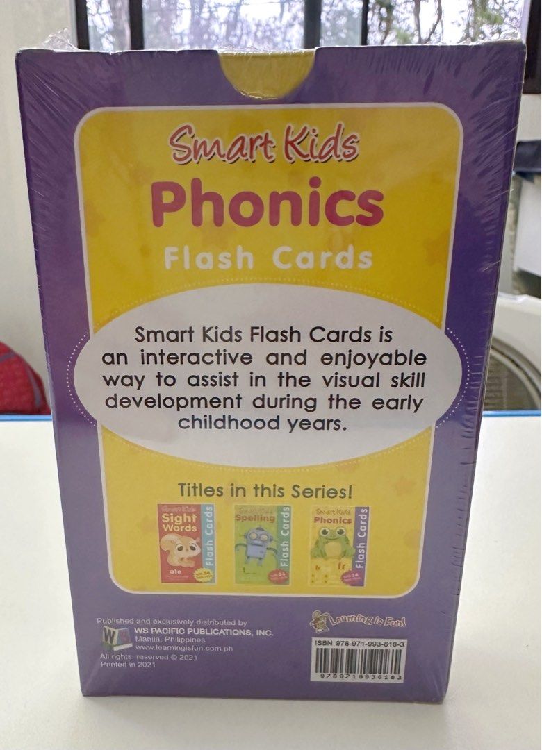 Smart Kids Phonics Flash Card, Hobbies & Toys, Books & Magazines ...