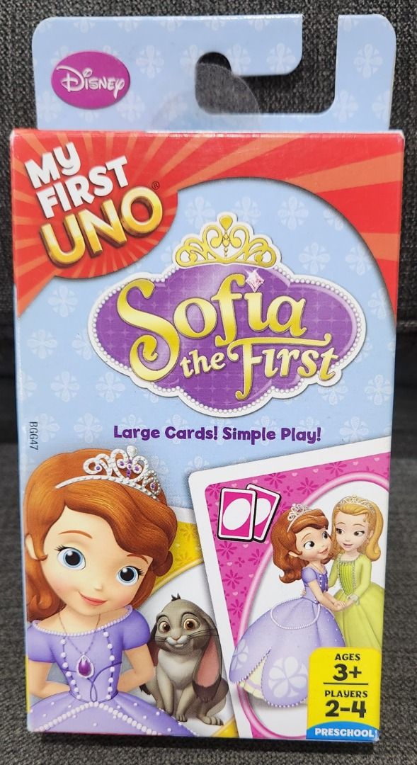 Sofia the First My First Uno Cards and Chinese Story Book, Hobbies ...
