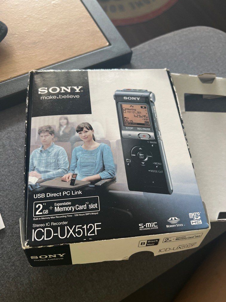 SONY RECORDER - ICD-UX512F, Audio, Voice Recorders on Carousell