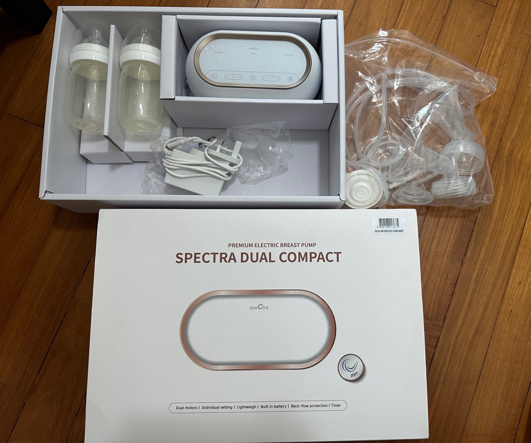 Spectra Dual Compact Breast Pump, Babies & Kids, Nursing & Feeding ...