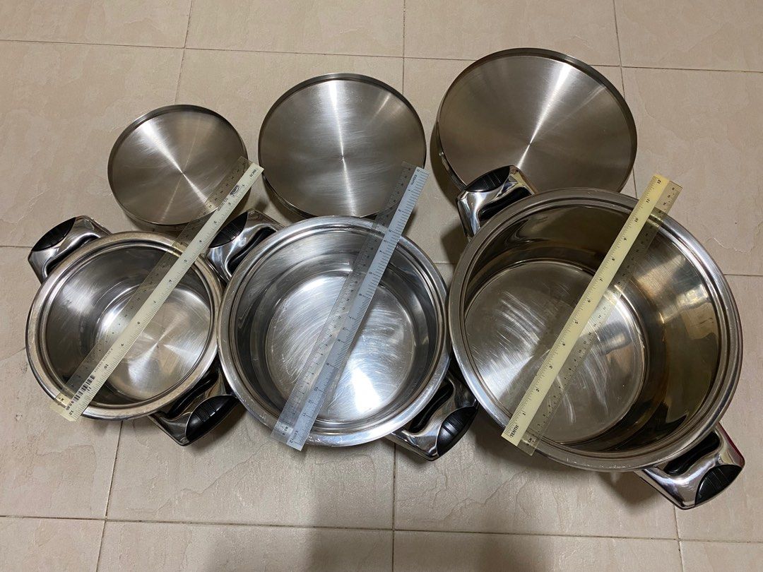 Stainless steel pressure cooker set (German designed SOLINGEN CS KOCH ...