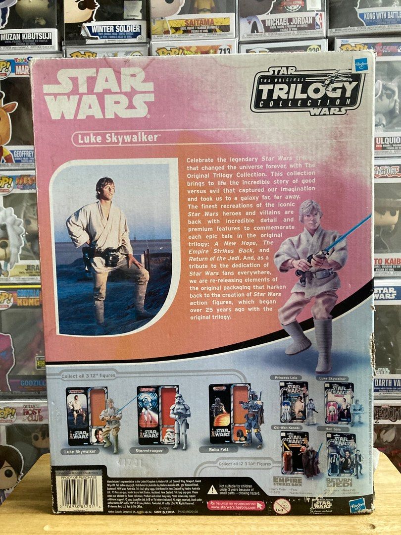 Star Wars Trilogy Collection Luke Skywalker Large Size Action Figure ...