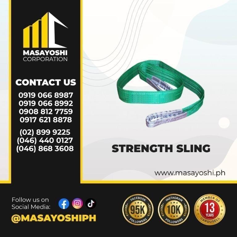 Strength Sling | Sling | Webbing Sling | Strap | Lifting Belt | Web ...