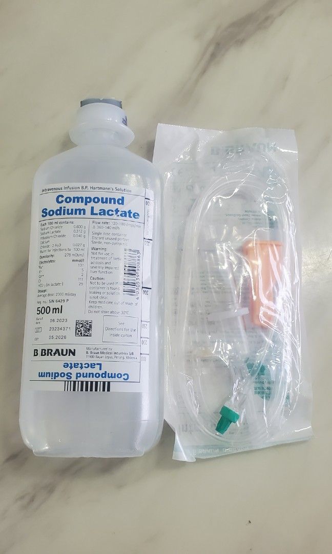 Sub-cut fluid & line set, Pet Supplies, Health & Grooming on Carousell