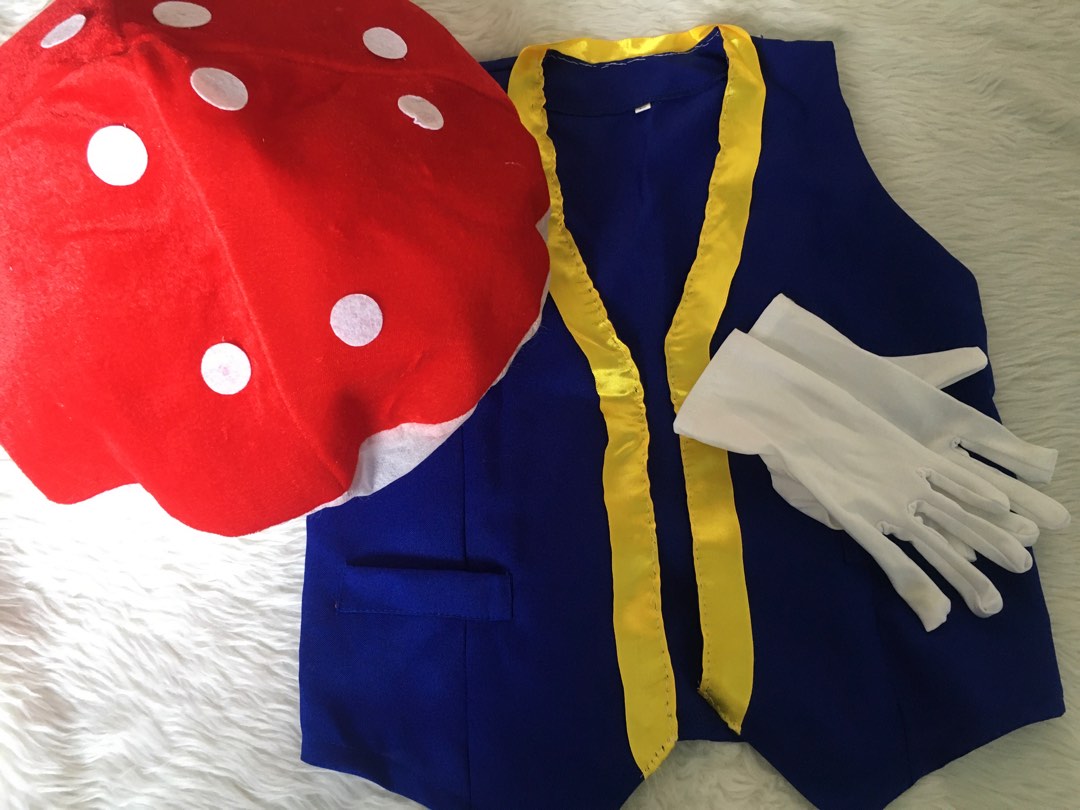 Super Mario Brothers Toad Costume, Babies & Kids, Babies & Kids Fashion ...