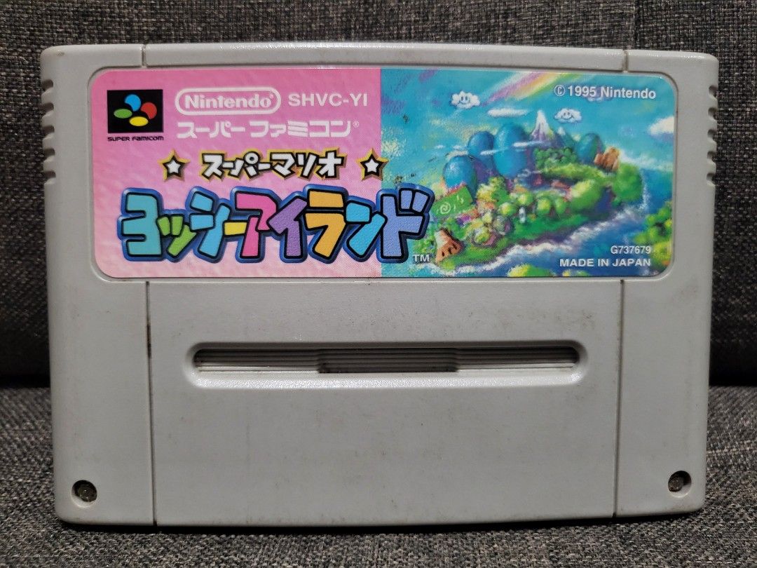 Super Mario World 2 Yoshi's Island Super Famicom, Video Game, Game di Carousell