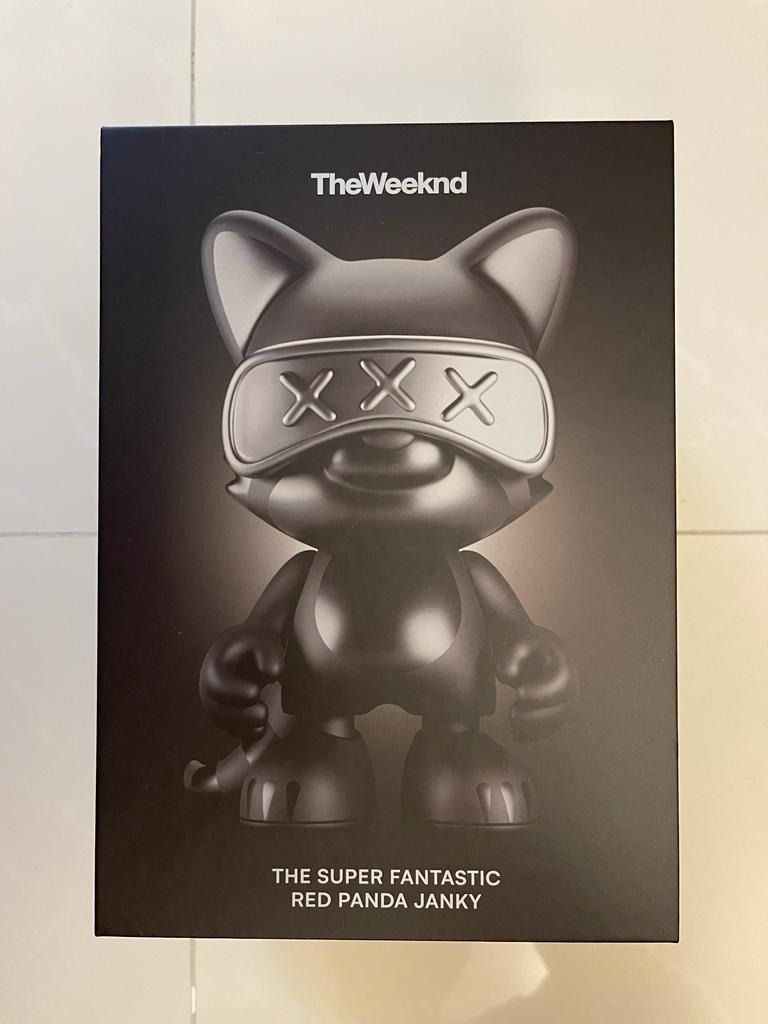 SUPERPLASTIC X THE WEEKND - Super Fantastic Black Panda Cat, Hobbies ...