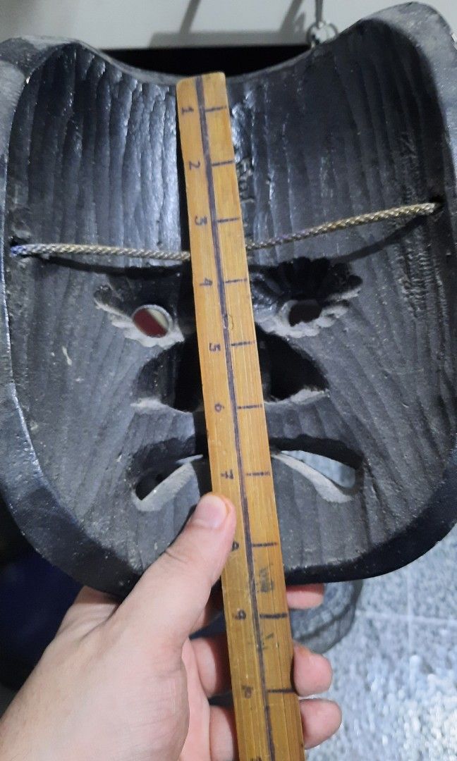 Susanoo no mikoto wood carved mask, Hobbies & Toys, Memorabilia ...