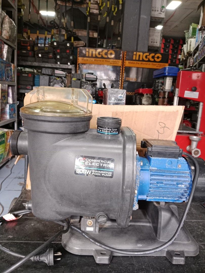 Swimming Pool Pump 800W COMMERCIAL ELECTRIC BRAND, Commercial ...