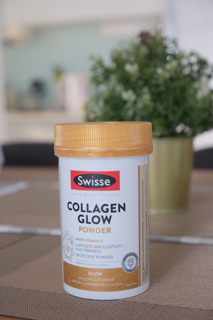Swisse Beauty Collagen Glow Powder With Collagen Peptides 120g, Health ...