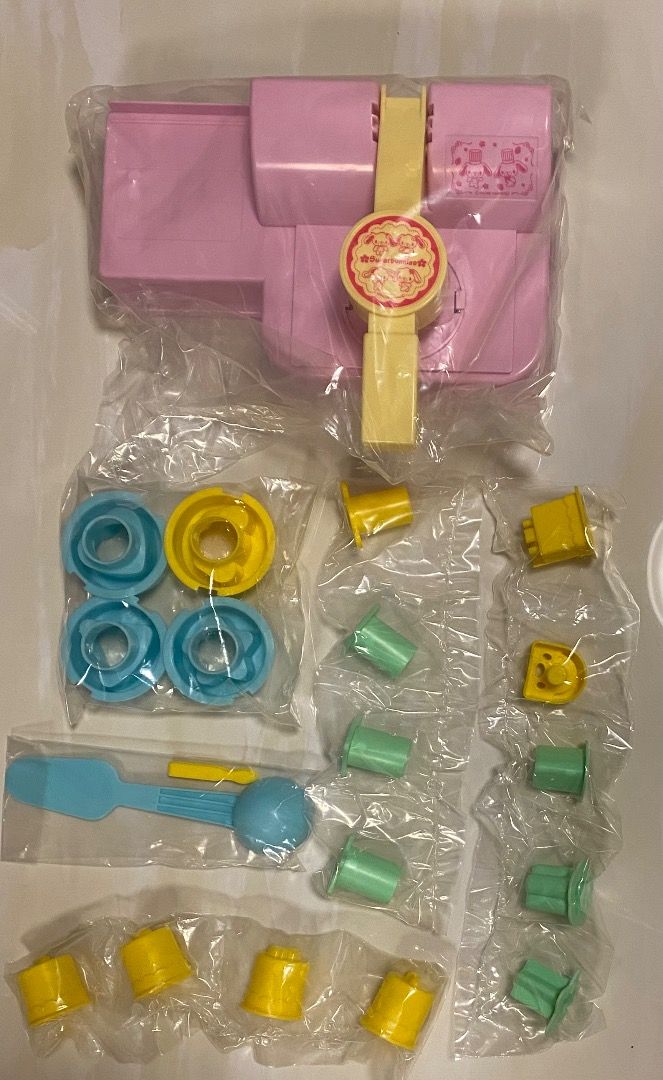 Old Box 殘盒 ） takara tomy sanrio sugar bunnies toy onigiri party cooking ...